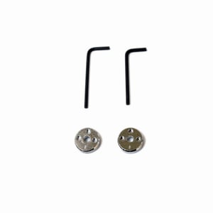 KitchenAid Appliance Handle Medallion End Cap Kit (Chrome) (replaces ...