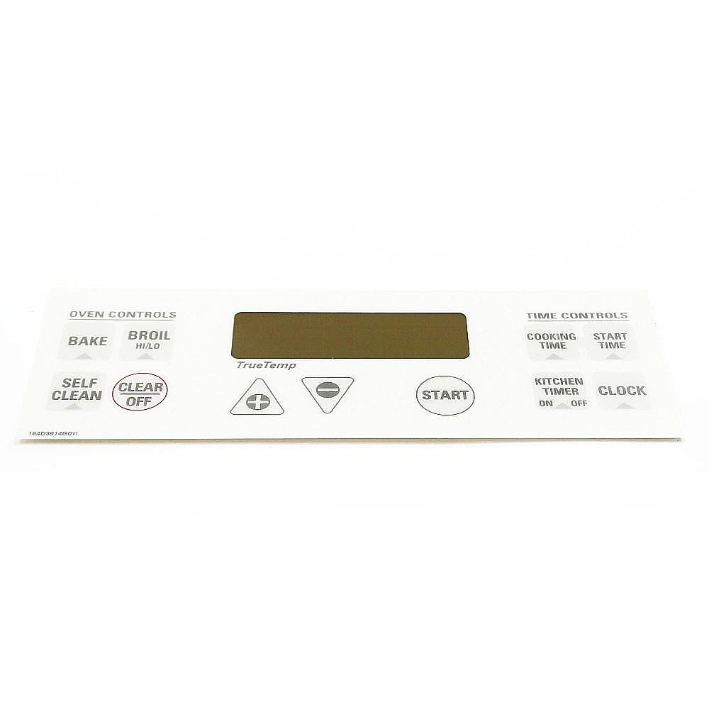 Range Oven Control Faceplate WB27T10458 parts | Sears PartsDirect