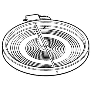 G.E. Range Dual Radiant Surface Element, 6 to 9-in WB30X24111 parts ...