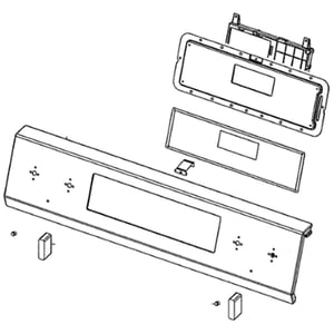 Samsung Range Control Panel Assembly DG94-02375A parts | Sears PartsDirect