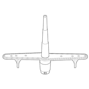 Frigidaire Dishwasher Spray Arm Assembly, Lower (replaces 154567702 ...