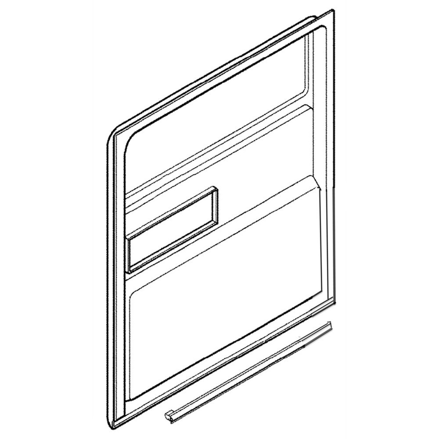 Dishwasher Door Inner Panel A00010702 parts | Sears PartsDirect