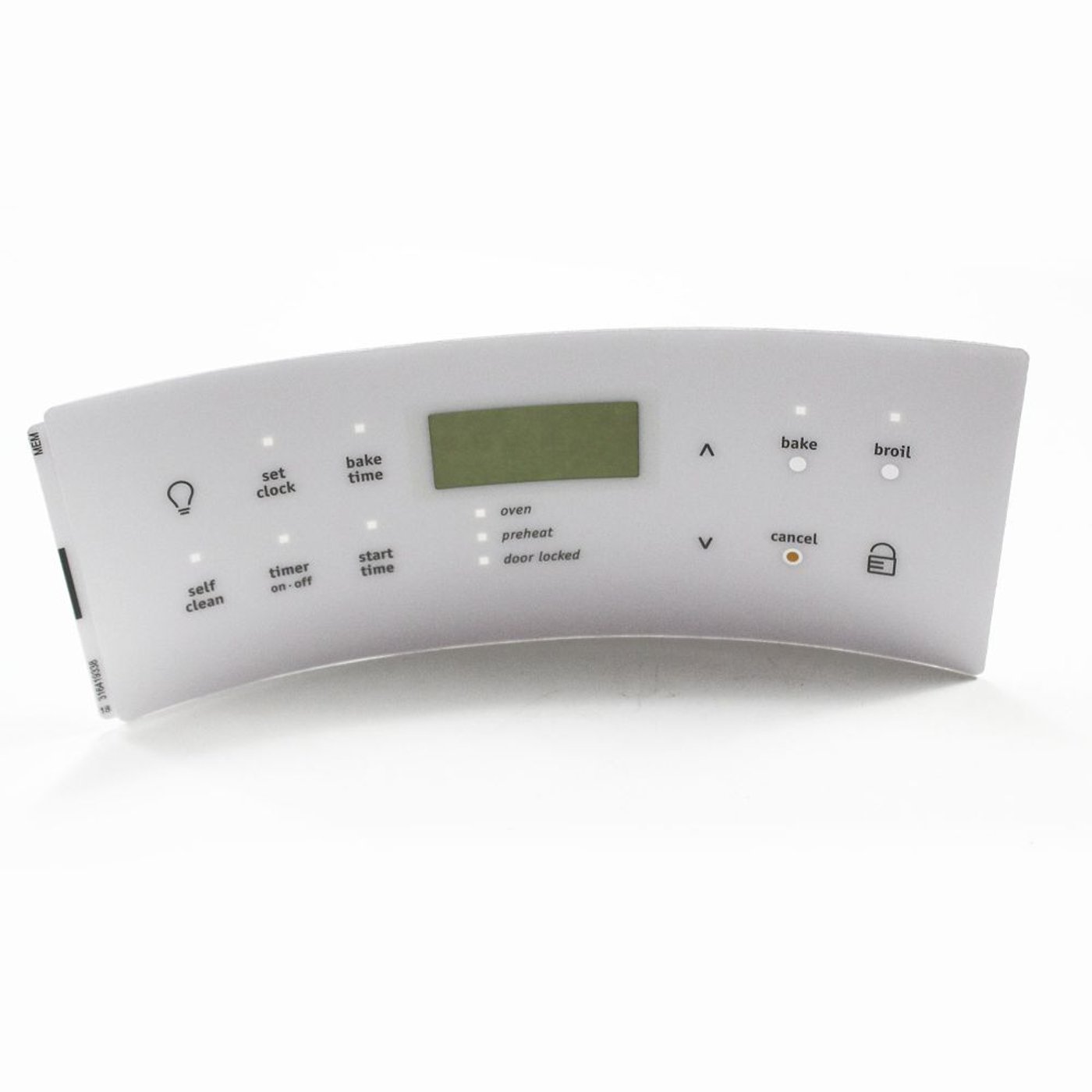 Range Control Panel Overlay 316419301 parts | Sears PartsDirect