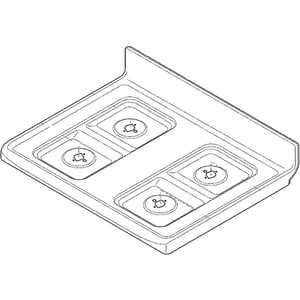 Tappan Range Main Top Assembly 316610053 parts | Sears PartsDirect