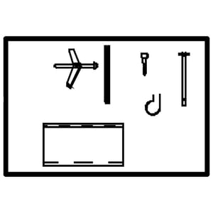 Kenmore Microwave Installation Hardware Kit 5304513469 parts | Sears ...