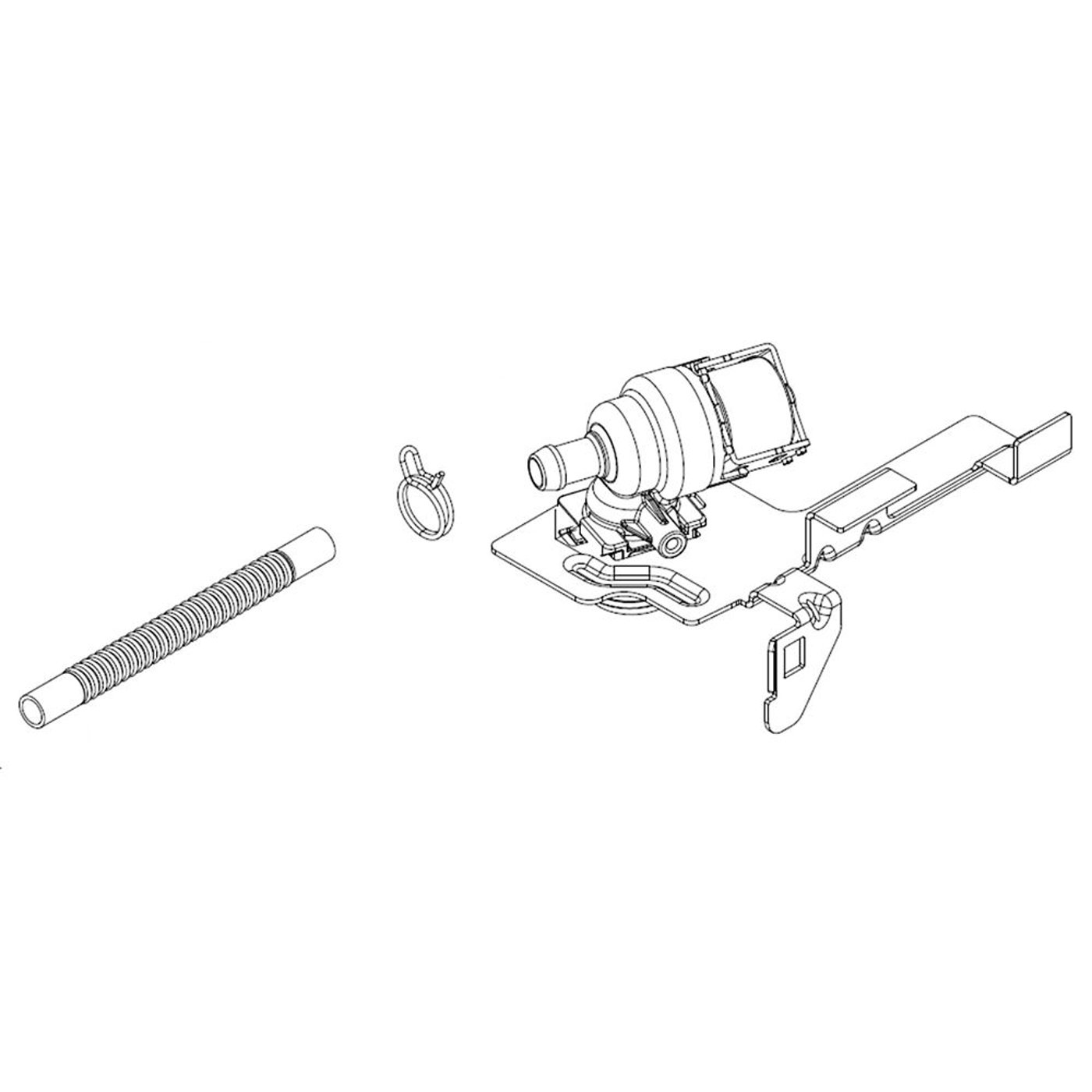 Dishwasher Water Inlet Valve Assembly W11434044 parts | Sears PartsDirect