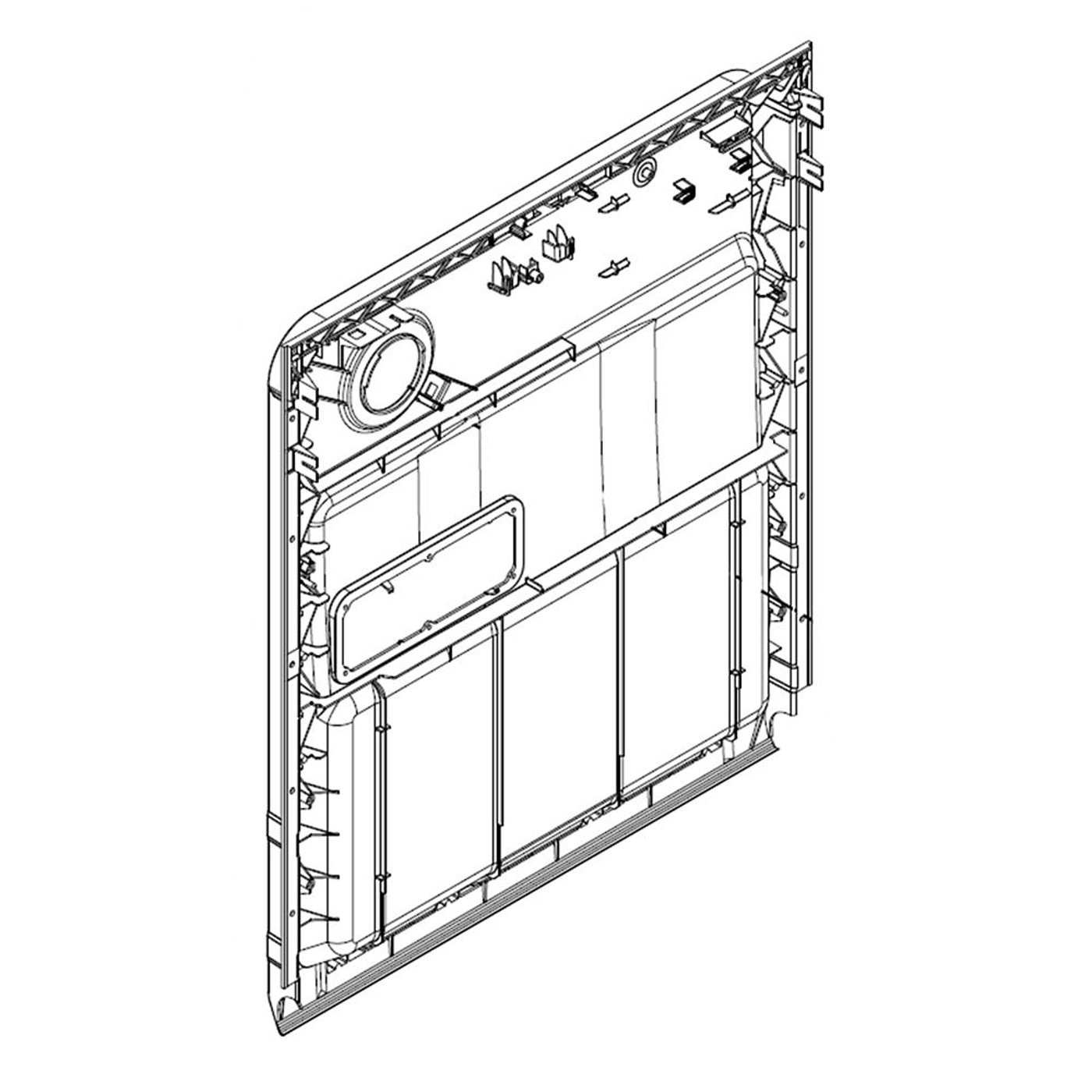 Dishwasher Door Inner Panel W10860142 parts | Sears PartsDirect
