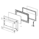 Microwave Door Handle MEB41909001 parts | Sears PartsDirect