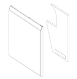 Dishwasher Door Inner Panel ADE73969701 parts | Sears PartsDirect