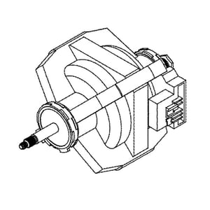 Dryer Drive Motor (replaces WE03X29703) WH03X32157 parts | Sears ...