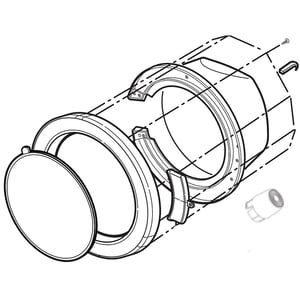 LG Washer Door Assembly ADC73047904 parts | Sears PartsDirect