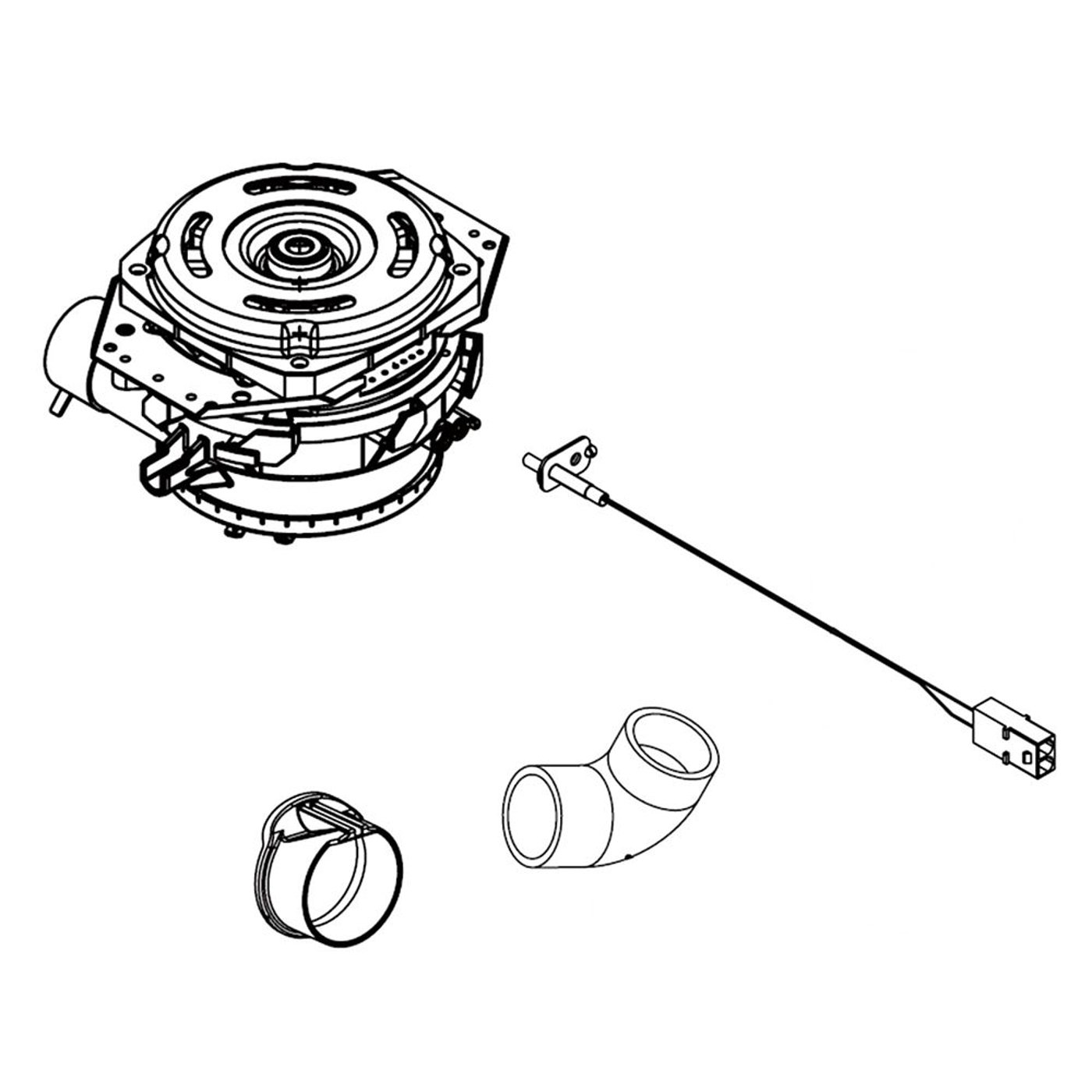 Dishwasher Pump and Motor Assembly AGM30016301 parts | Sears PartsDirect