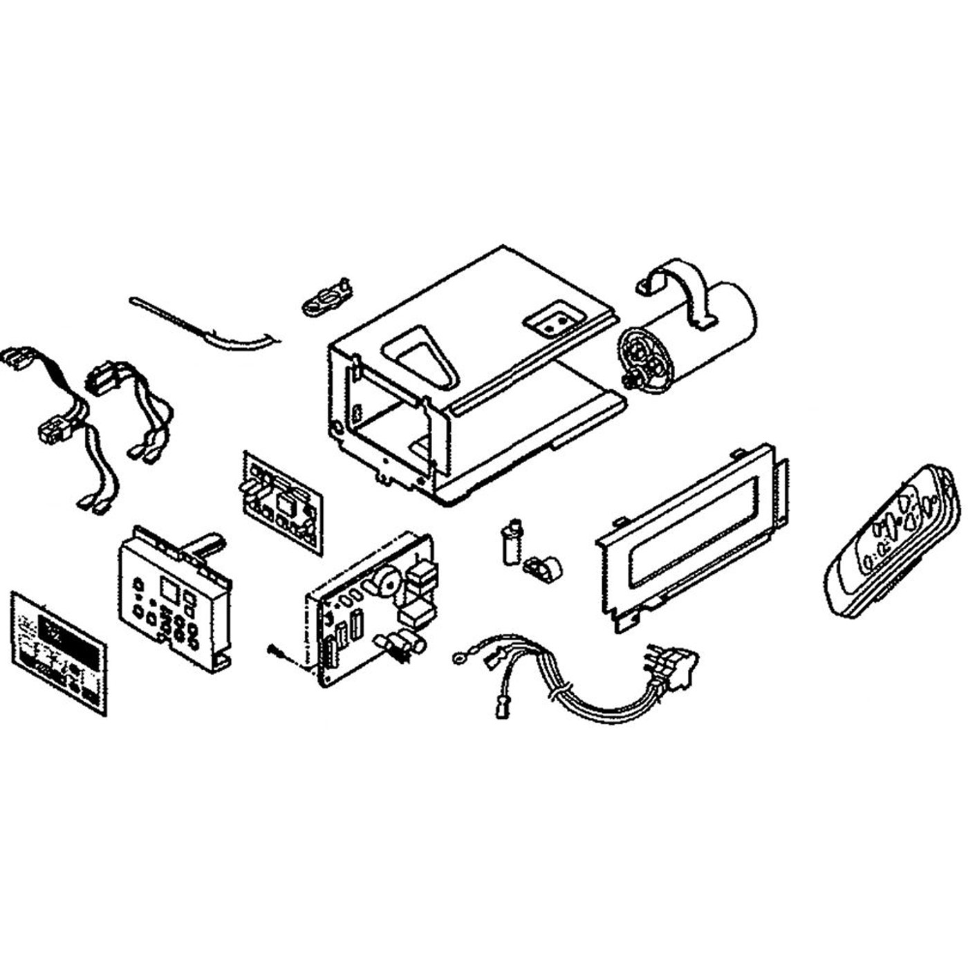 Room Air Conditioner Control Box Assembly ABQ74425001 parts | Sears ...