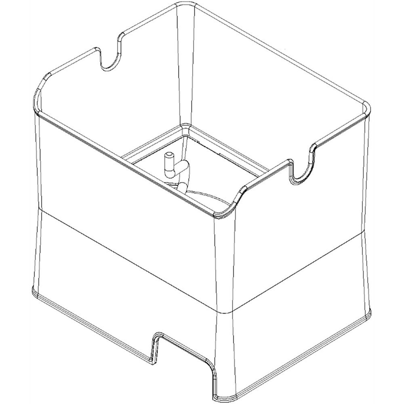 Refrigerator Ice Container Assembly W10670888 parts | Sears PartsDirect