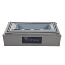 Refrigerator Pantry Drawer Door Assembly, Left (Black Stainless ...