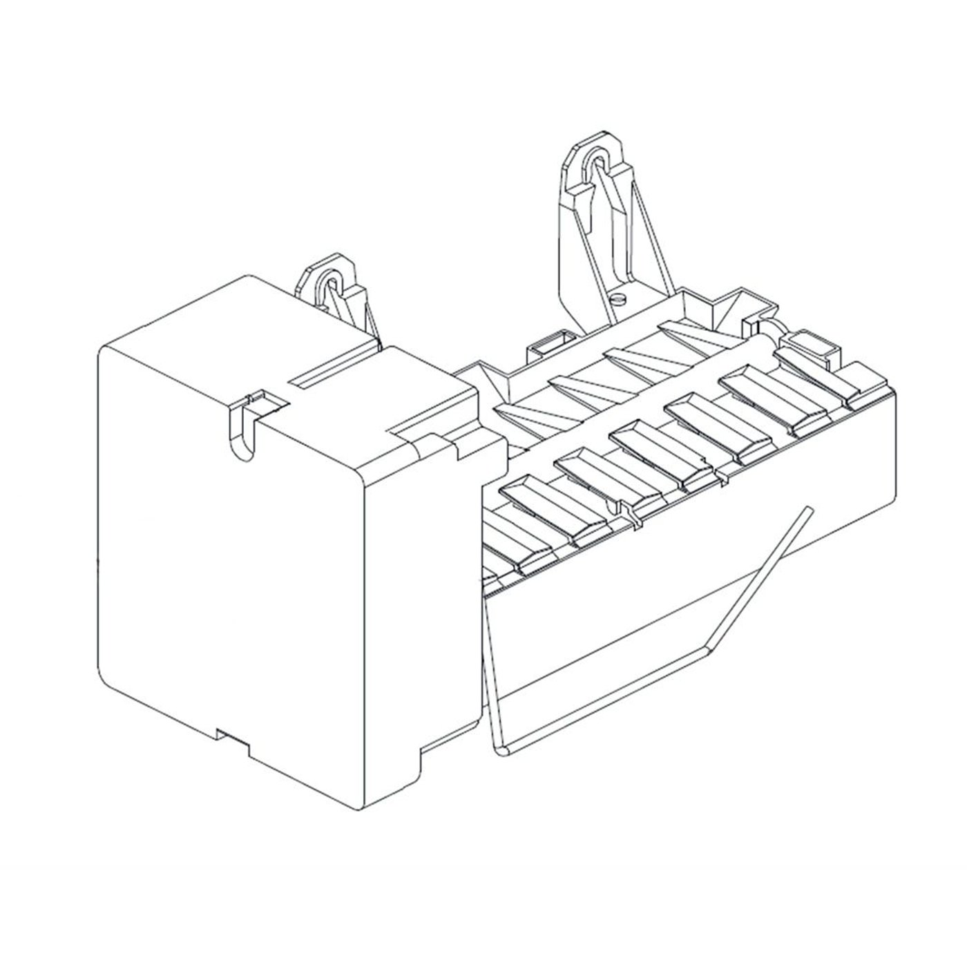 Refrigerator Ice Maker (replaces 30111-0050101) 30111-0050101-00 parts ...