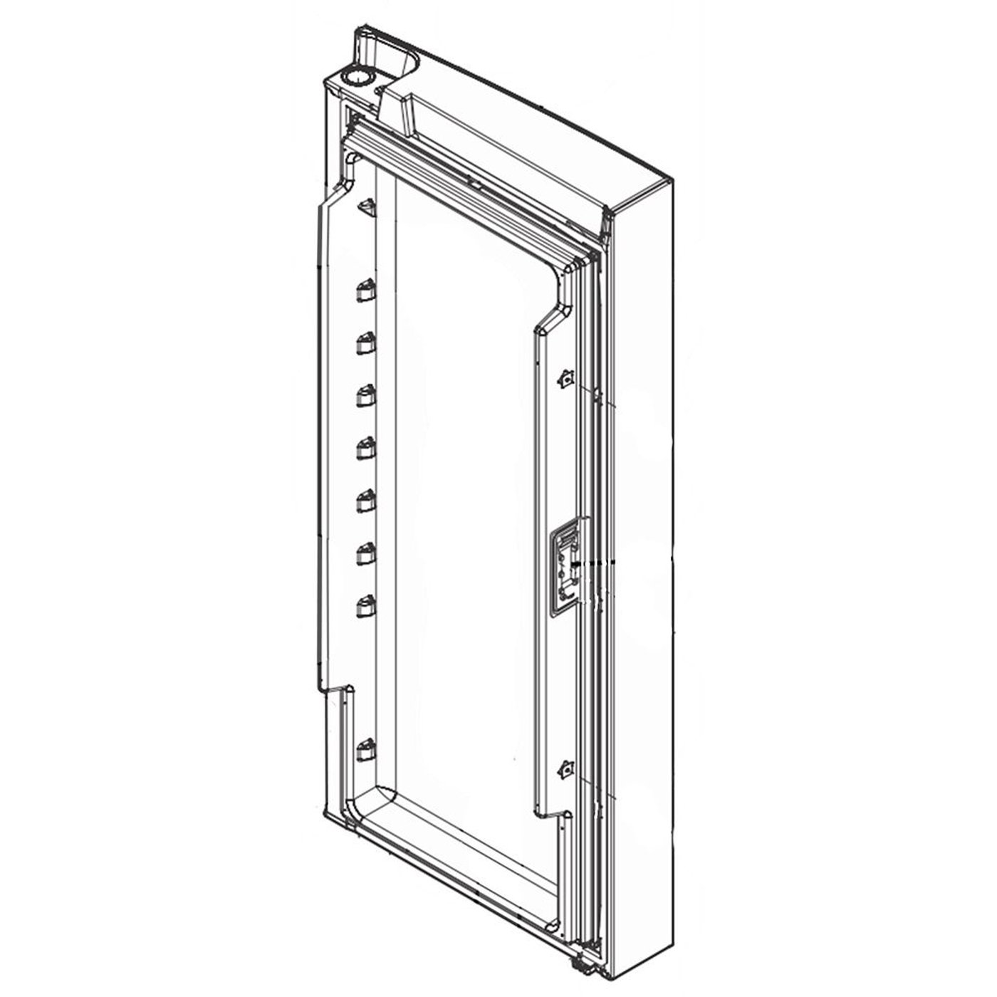 Refrigerator Door Assembly, Right (Stainless) 242185670 parts | Sears ...