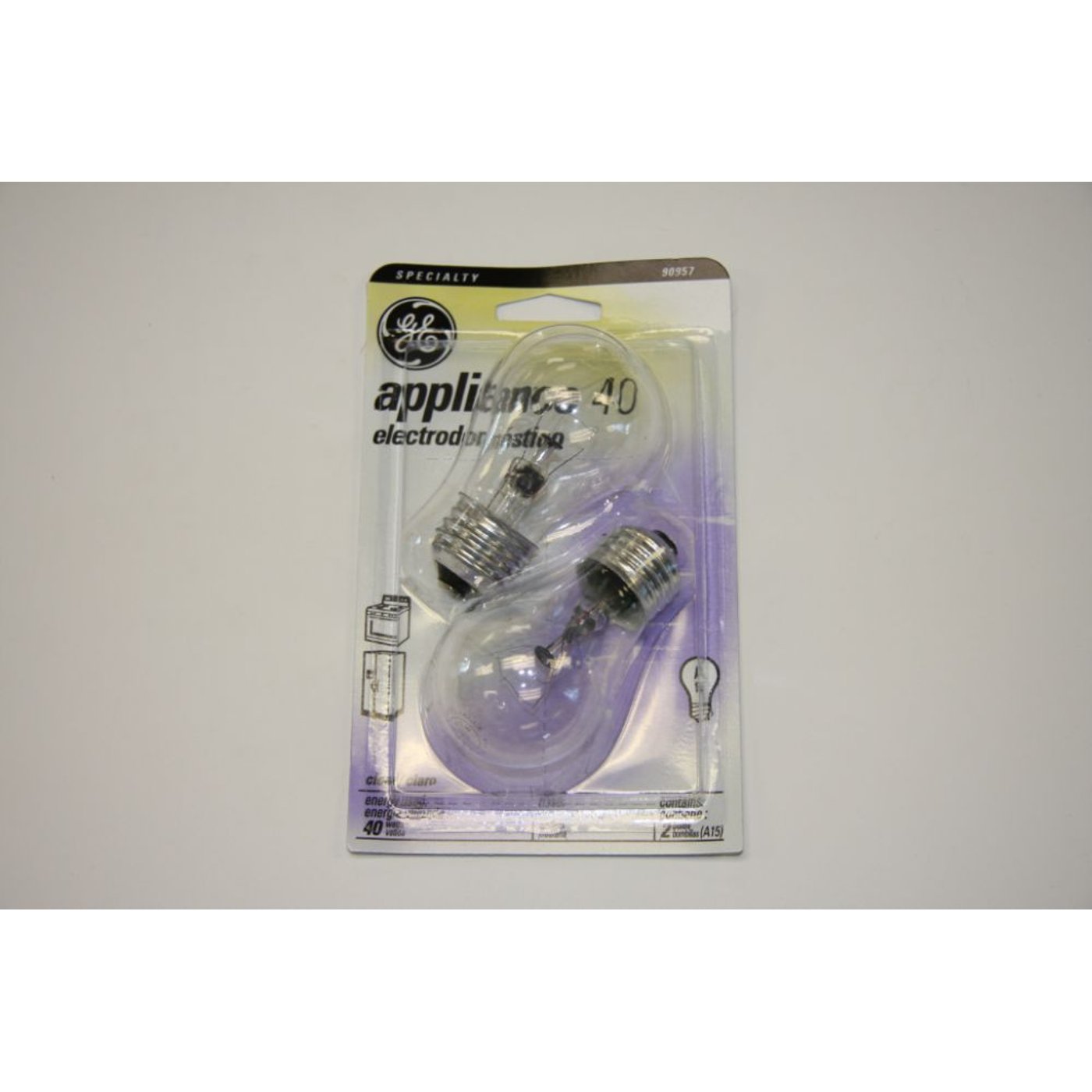 Appliance Light Bulb, 40-watt, 2-pack 40A15-2PK parts | Sears PartsDirect