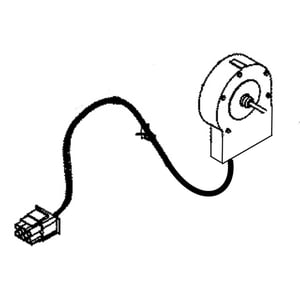 Refrigerator Evaporator Fan Motor (replaces WR60X31698) WR60X32614 ...