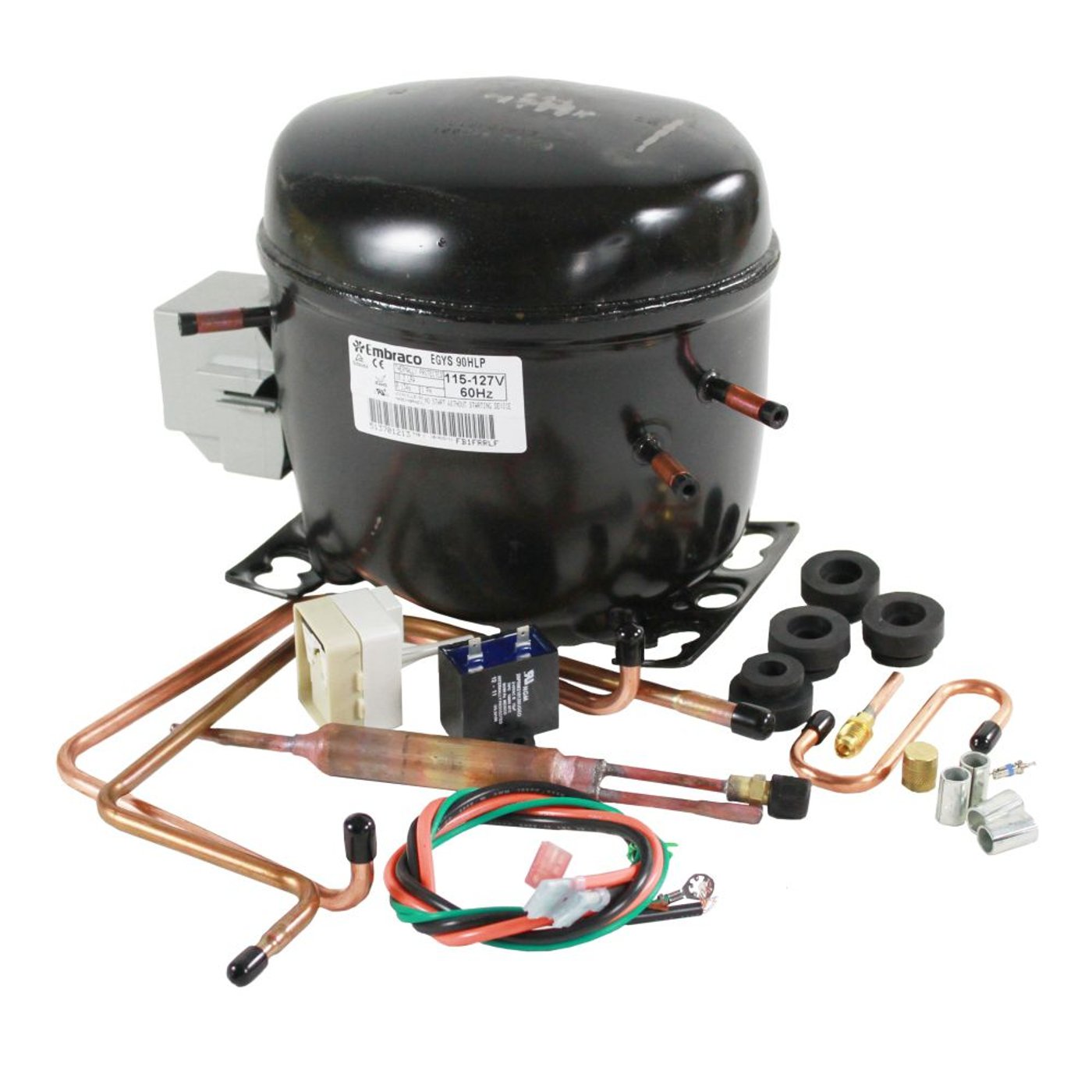 Refrigerator Compressor Kit (replaces WR87X10093, WR87X10100 ...