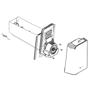 Refrigerator Ice Container Assembly (replaces DA97-12604A) DA82-01396A ...