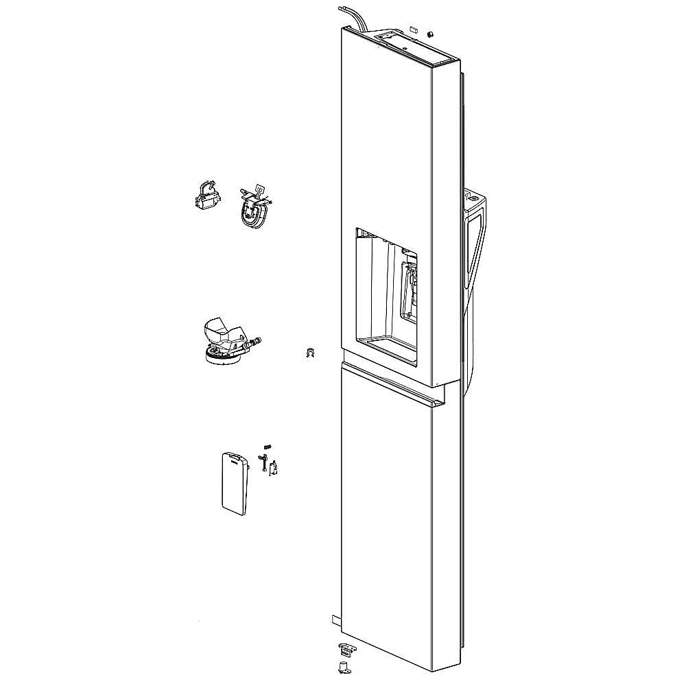 Refrigerator Freezer Door Assembly ADD76421101 parts | Sears PartsDirect