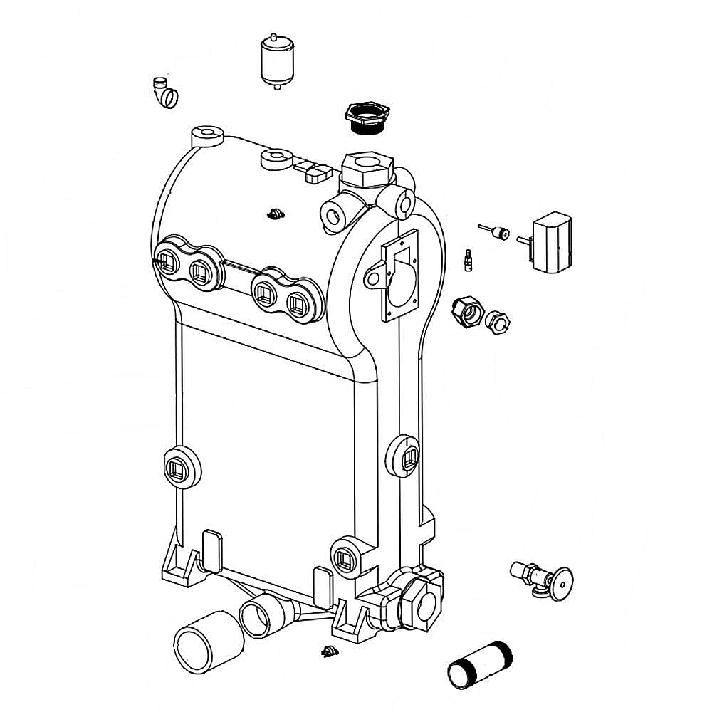 Boiler Block Assembly 550001326 parts | Sears PartsDirect