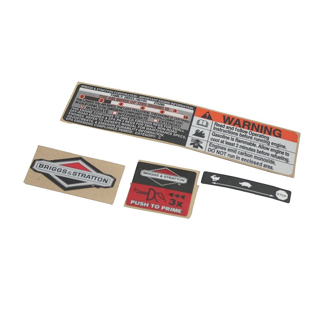 Lawn Mower Label 694881 parts | Sears PartsDirect